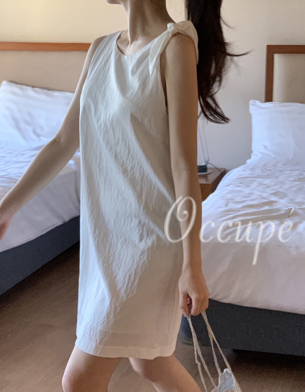 오큐페 미엘 보베 원피스 (2col) miel 리본원피스