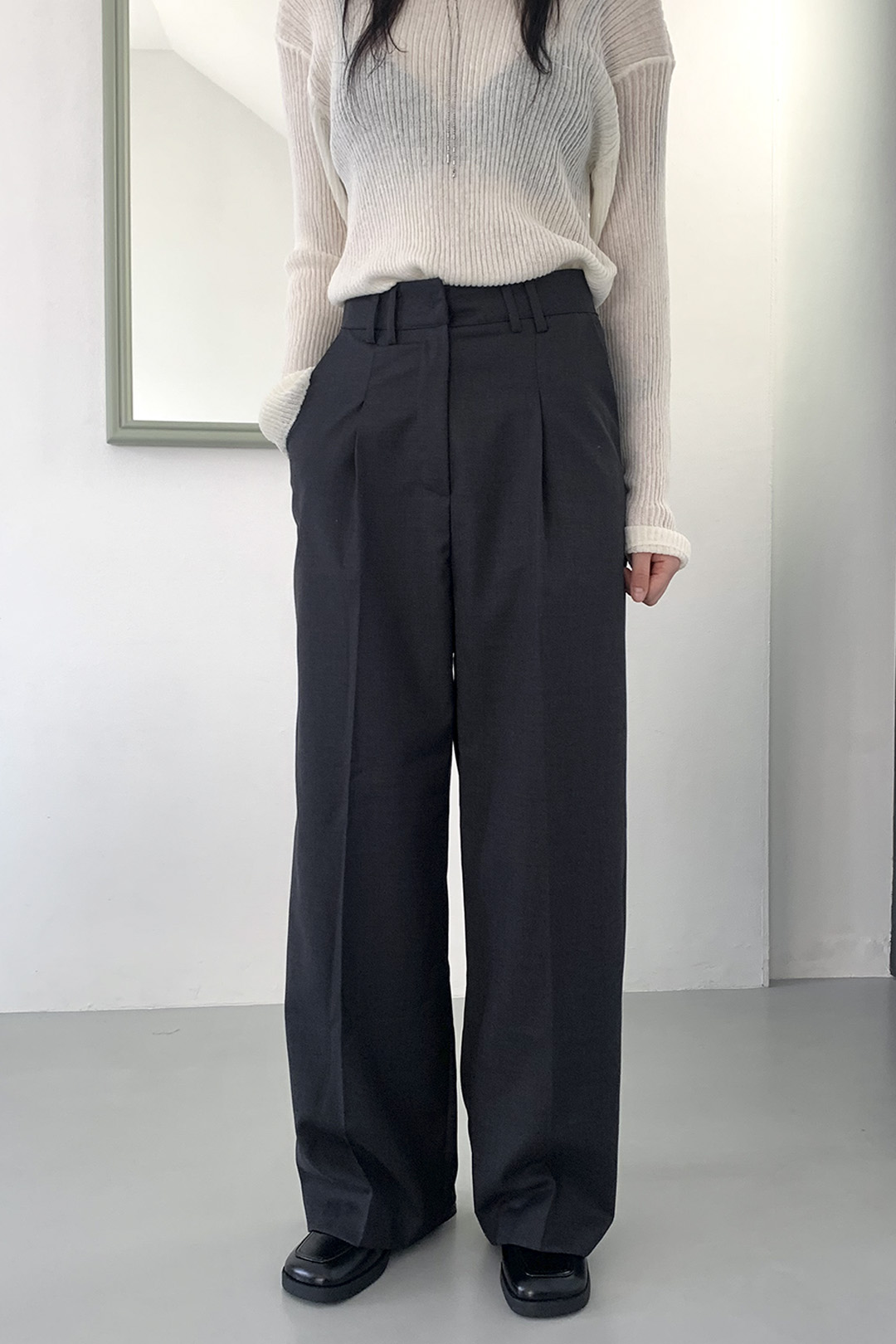 아멜라 kai two belt loop slacks