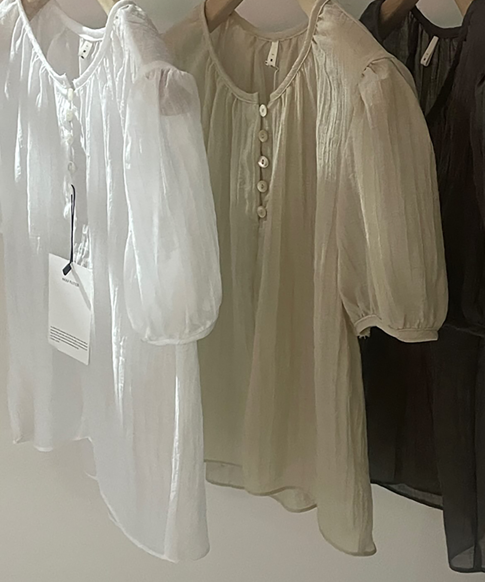 버나뎃 [당일]이너프 엔느 블라우스 (3col) inouf