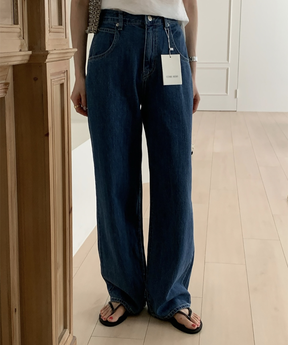 버나뎃 [당일 연청S]컴히얼 733 데님 팬츠 (2col) comehere