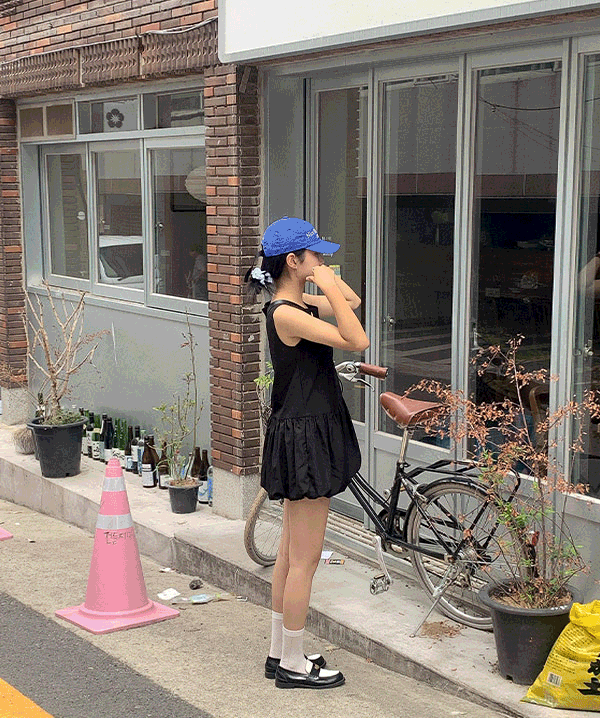 르헤르 키라 펌킨 미니원피스 (black)