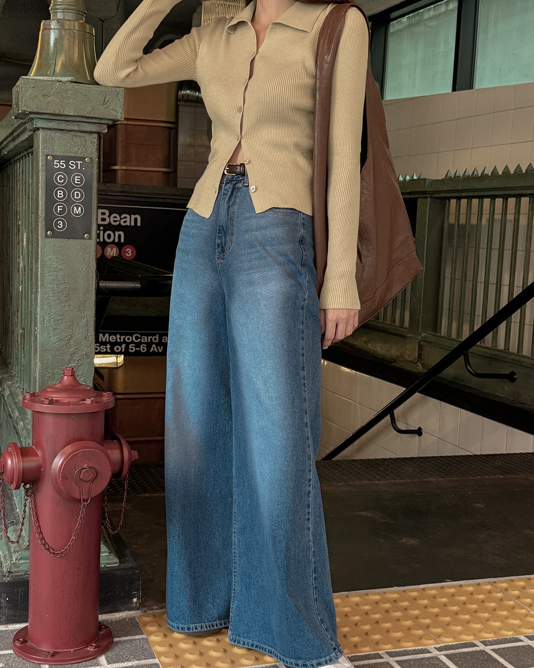 메이빈스 로기 와이드 데님 팬츠바지 가을 청바지 가을청바지 와이드팬츠 와이드청바지 데일리룩 출근룩 데이트룩 꾸안꾸 캐주얼 스트릿 베이직 청순 가을신상