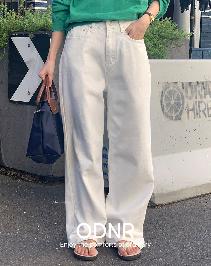오디너리먼트 [RE:MOMENT/25SS 뉴컬러 추가!/블랙S,M 제외 당일발송] made. 로그 와이드 코튼 팬츠 2color!