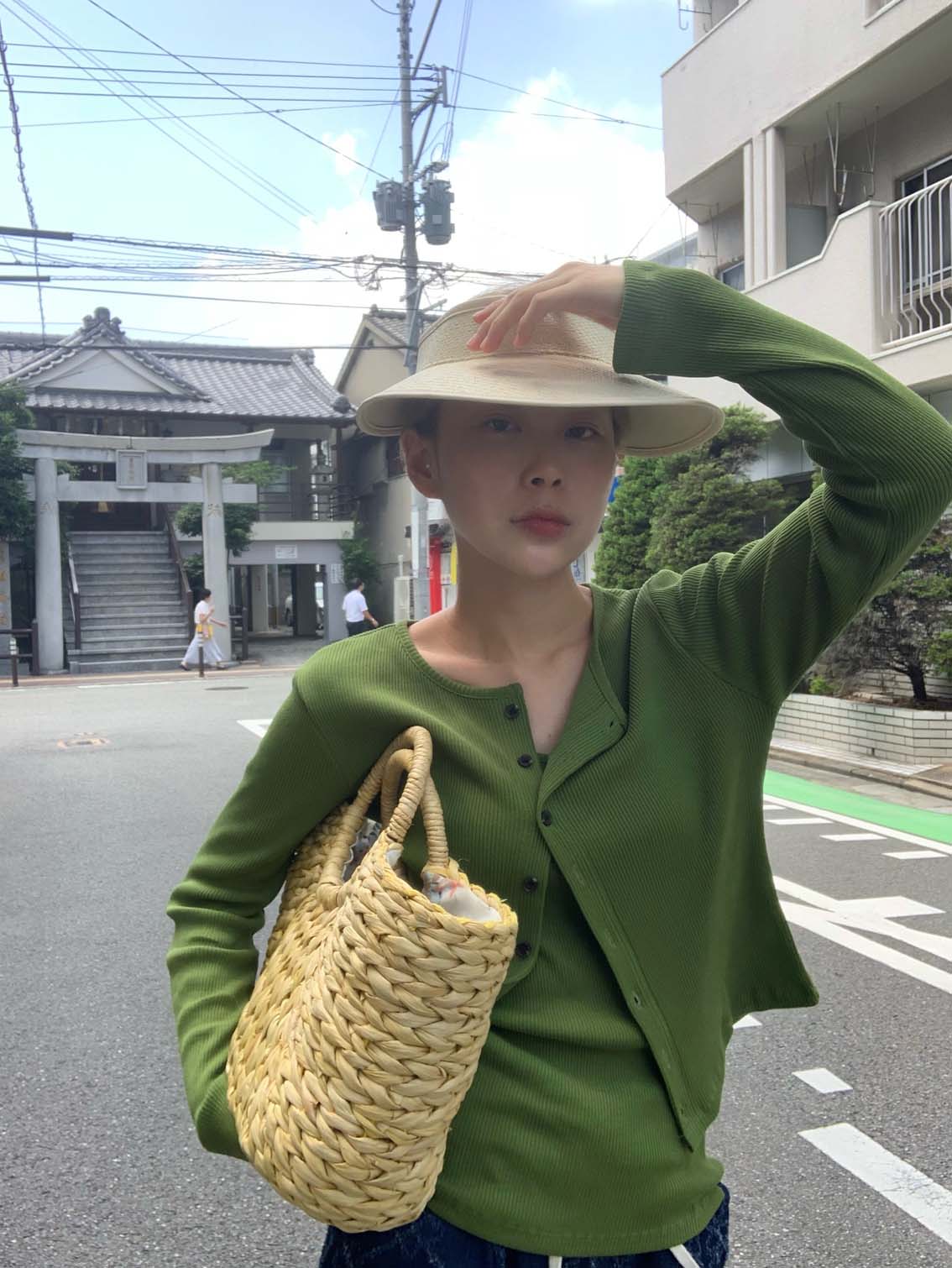 러브코드유 modern cardigan + sleeveless (3color)