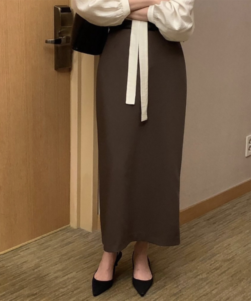 버나뎃 이너프 로우 스커트 (3col) inouf