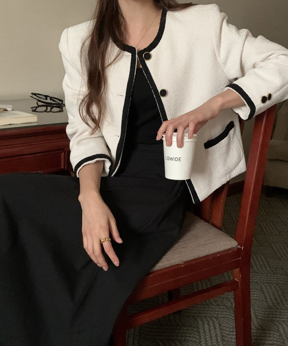 버나뎃 이너프 에이블 콤비 자켓 (2col) inouf