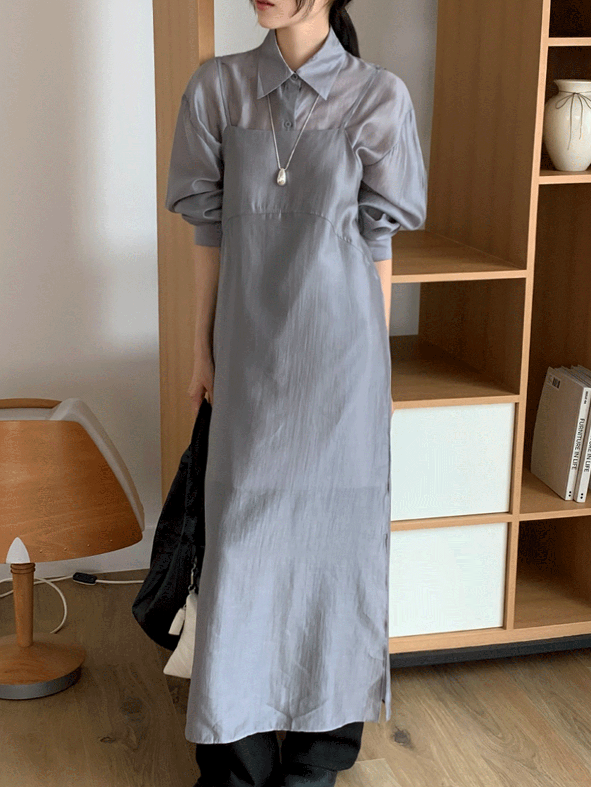 어리틀빗 fever slit silk ops (3color)