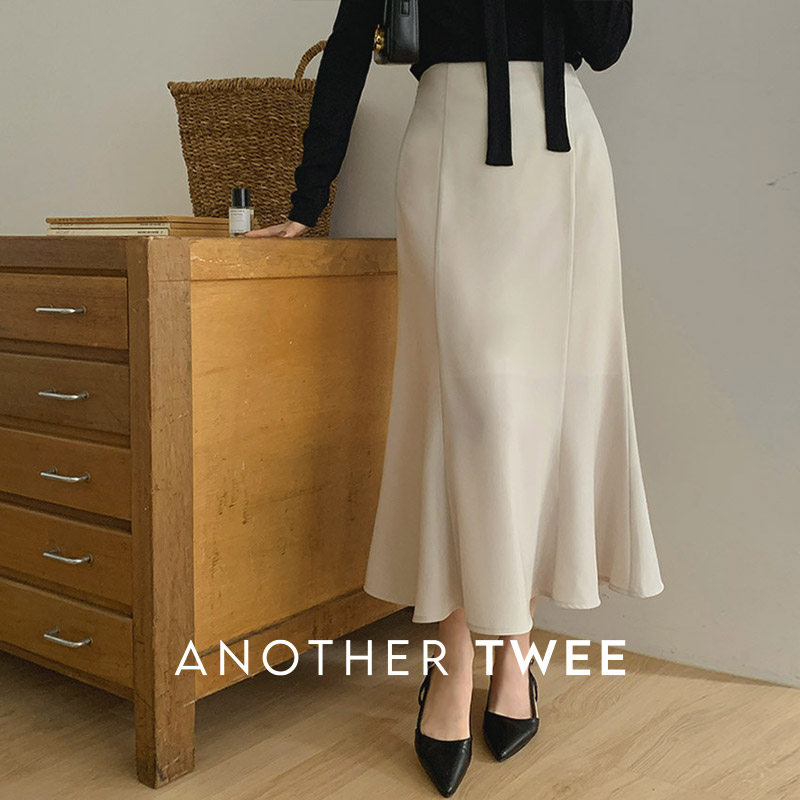 어나더트위 하객룩스커트 오늘출발🚀제작 Tsk0683 트리븐 머메이드 밴딩 롱 스커트플레어스커트a라인스커트밴딩치마밴딩스커트하객룩스커트하객룩