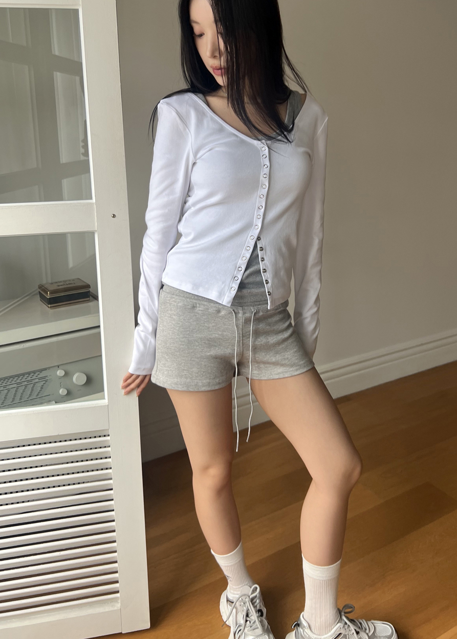 포렌시아 [24FW] 니켈 스냅 버튼 가디건(2color)