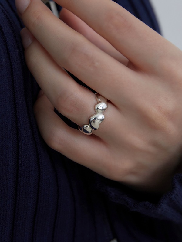 바이위켄드 Bold heart ring