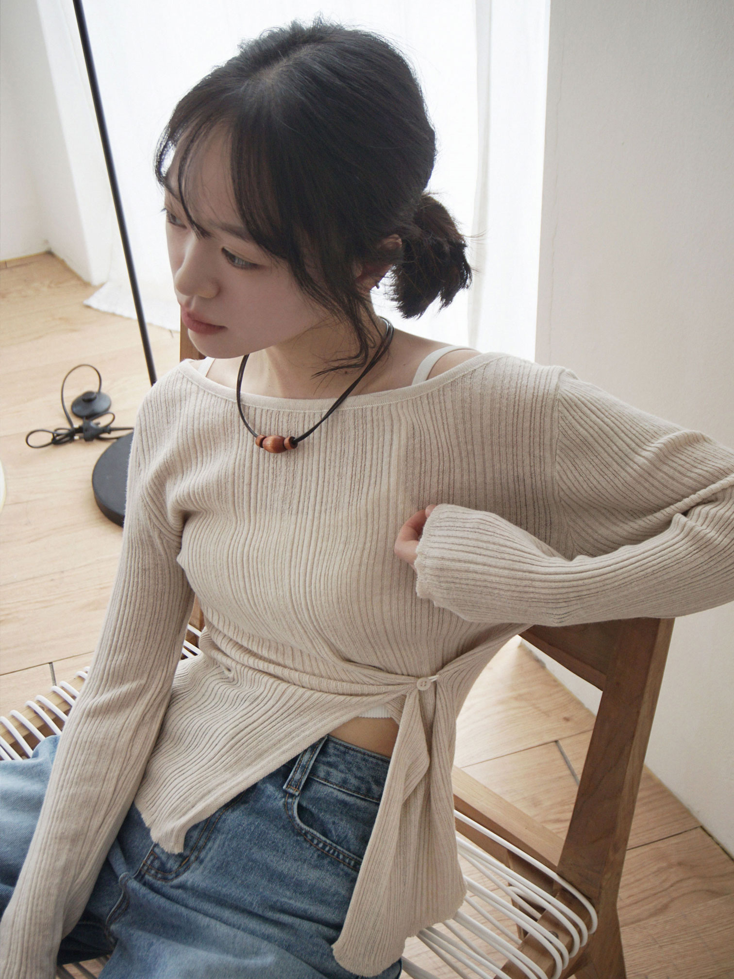 김아홉 리즌 언발 단추 NT