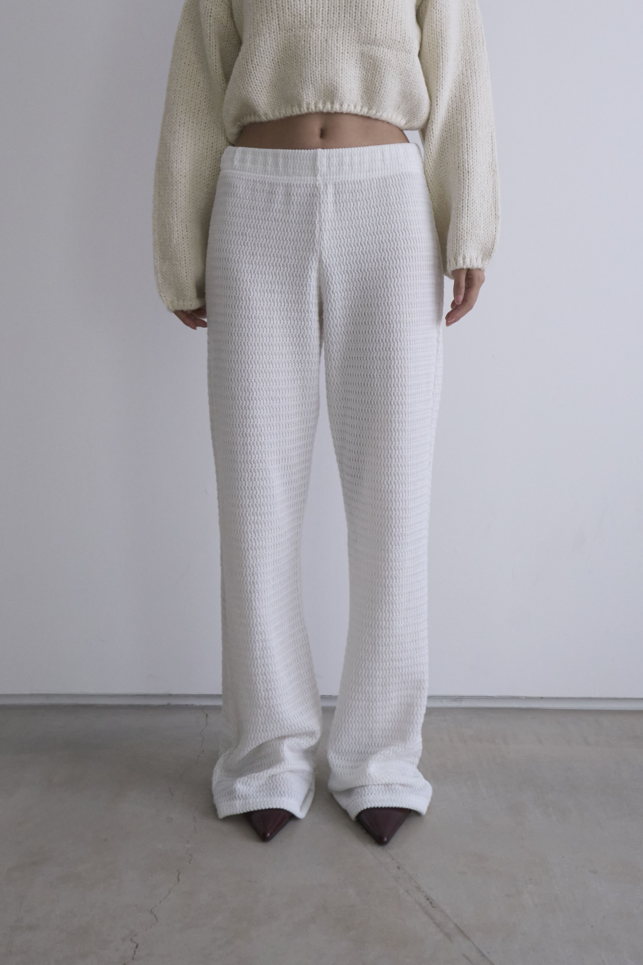 랩트 Waffle Banding Knit Pants (2c)