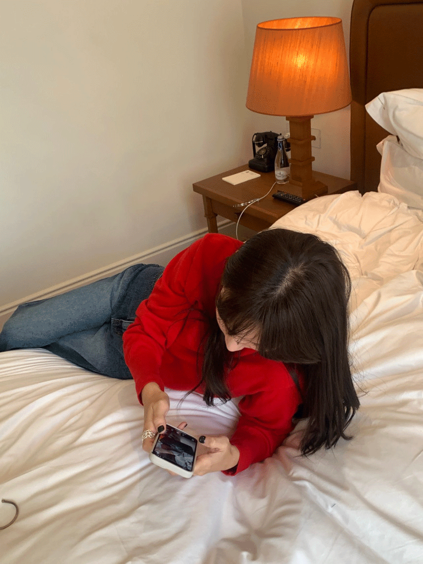 샵보애 underson 언더슨 레터링 폴라 니트 긴팔 터틀넥 데일리 nt (4col)