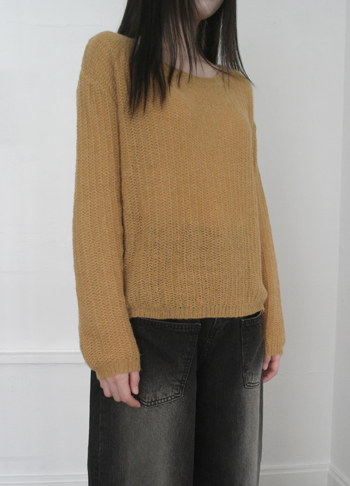 에프터먼데이 loose color knit top (7c)