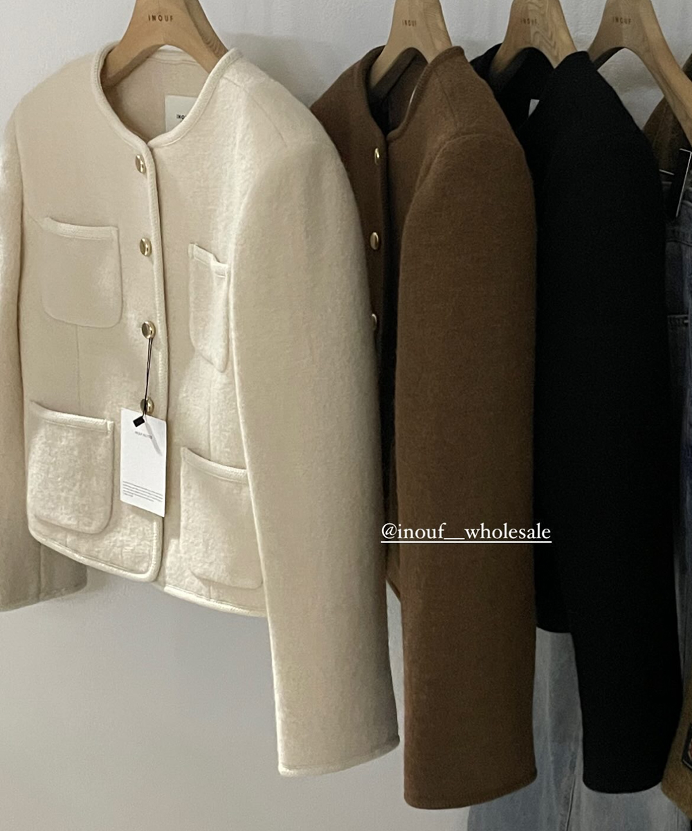 버나뎃 이너프 버터 울 자켓 (3col) inouf