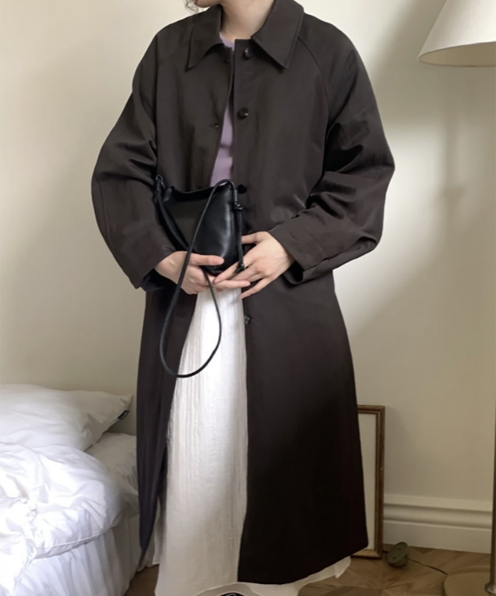 버나뎃 드온도 러스터 트렌치 코트 (3col) deondo