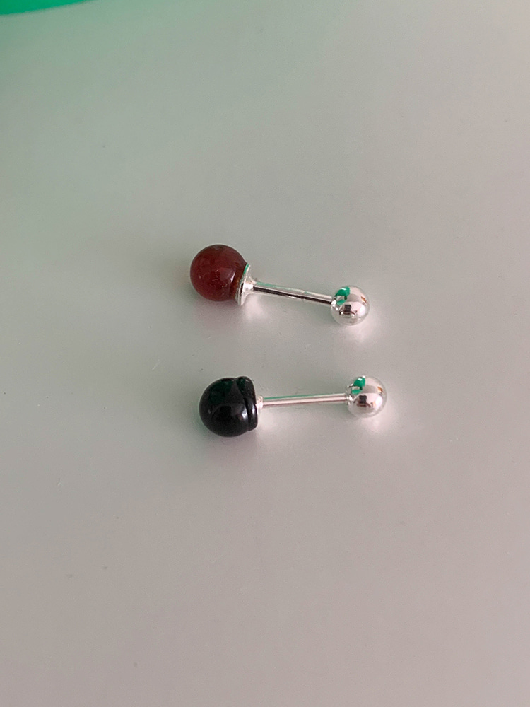 어반링 (실버925) 2color 귓바퀴 이너컨츠 컬러 미니 볼 피어싱
