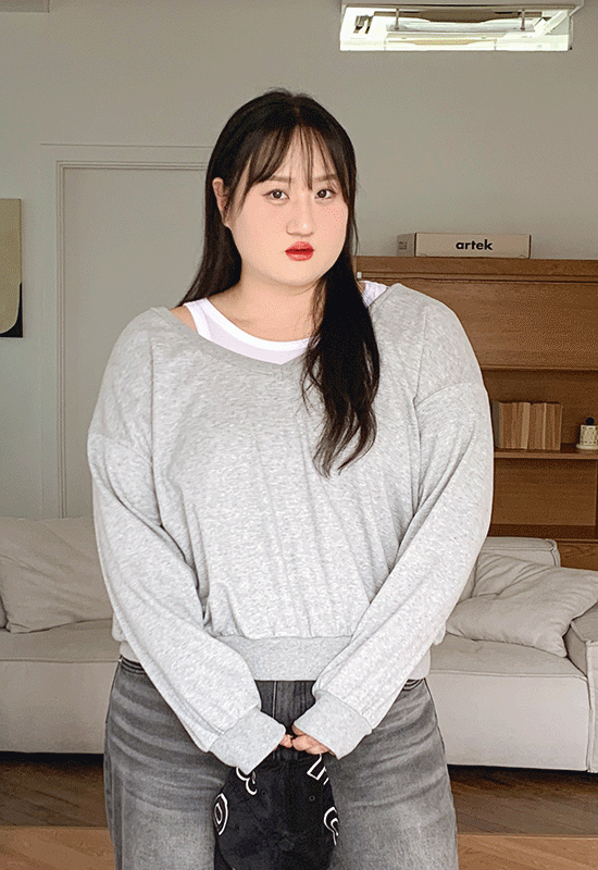 리치무드 허블 나시맨투맨 set (3color)