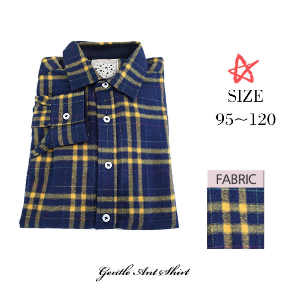 업타운걸스 Of 젠틀 안트 체크 남방 셔츠 네이비 DL 742 업타운걸스