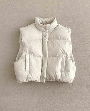 봉주르프로젝트 duck down padding vest (3color)