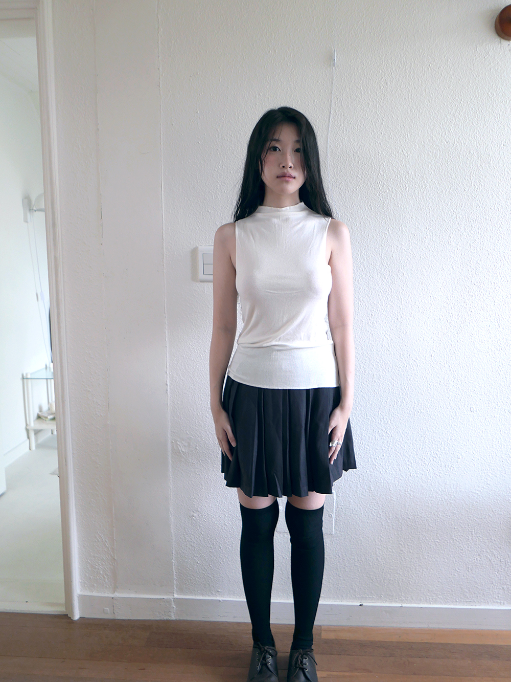 베이비랩 wool half neck slvl