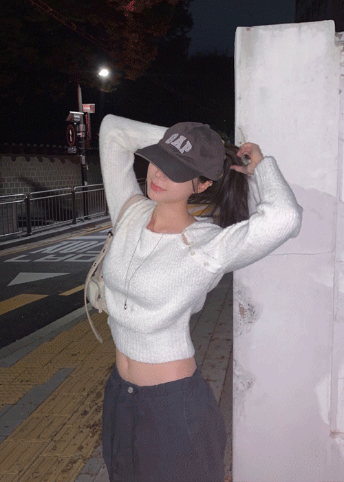 유어제이 [24FW] 브릴레 부클 언발 니트 (2 color)