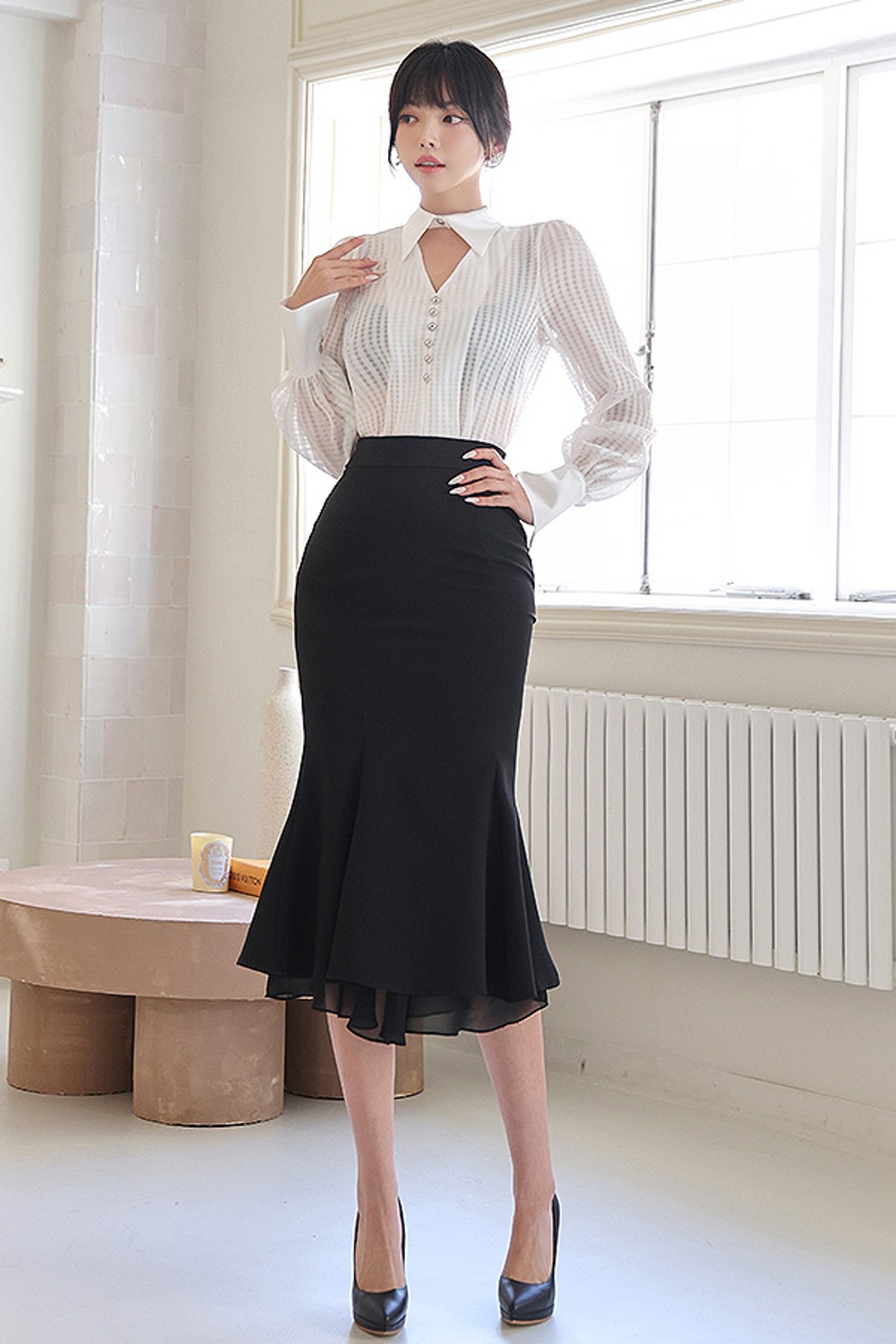 코코엠 에싱 스커트