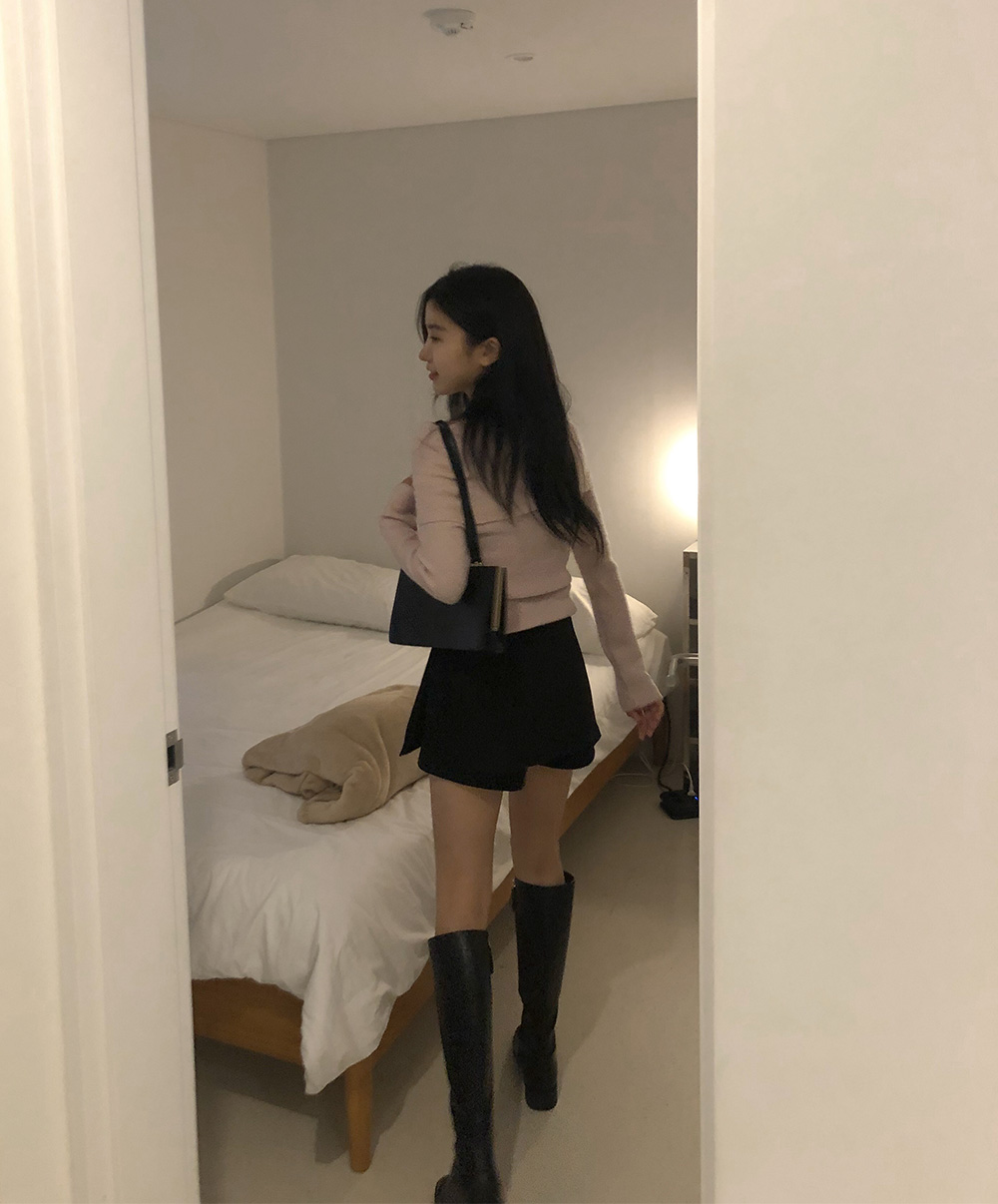 니어웨어 [24FW NEW🤎] 리테인 스커트 팬츠 (2color) - 치마바지