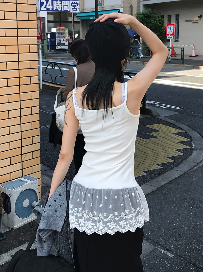 아케 LAYERED LACE MINI OPS (5color!)