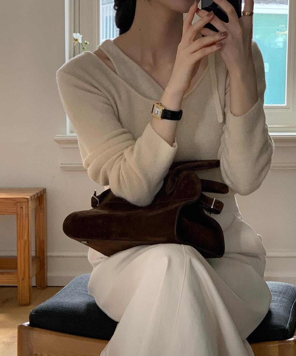 버나뎃 [당일 블랙]컴히얼 어텀 리본 세트 (2col) comehere