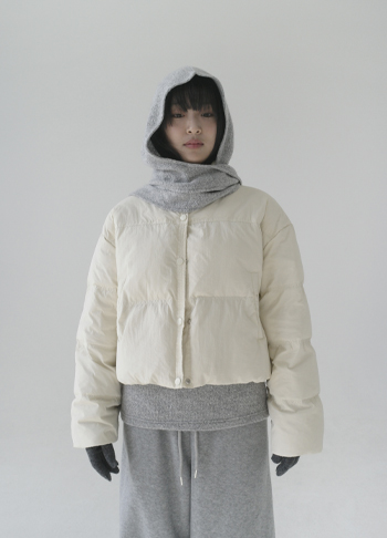 에프터먼데이 duck down short padding (3c)