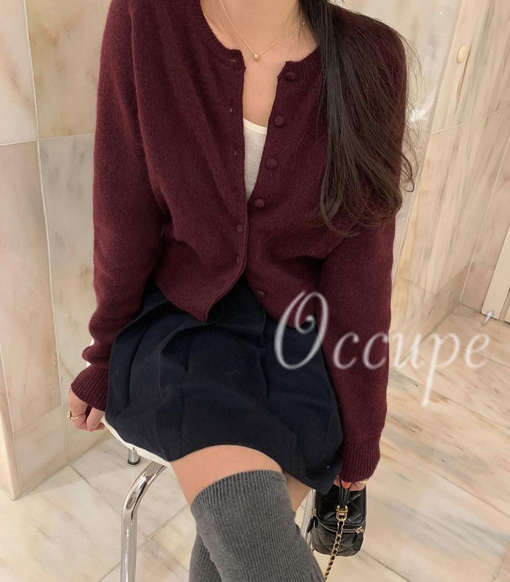 오큐페 [당일발송]pyt 프리티영띵 리얼 라쿤 가디건 (4col) 프영띵