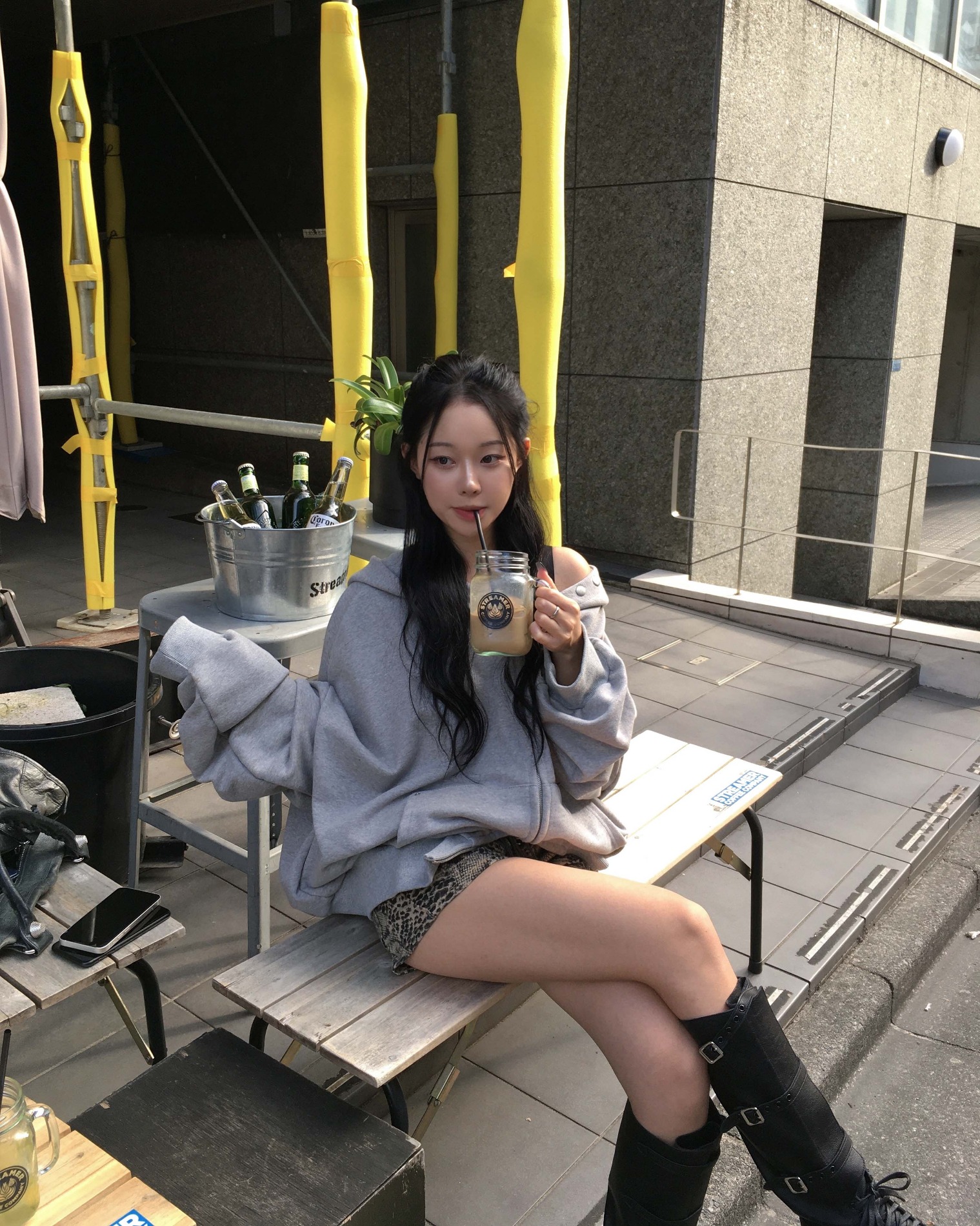 하몽 Deep hood jumper