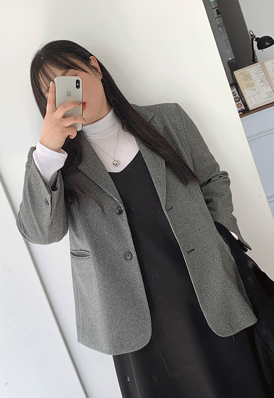 리치무드 보니밤 check jk (2color)