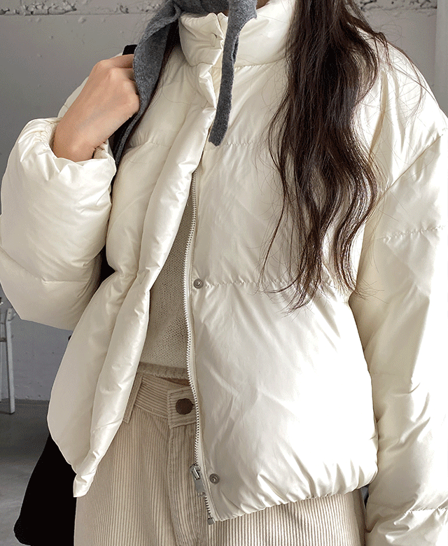 킨다베이지 (*duck down) 아폴로 덕다운 숏 패딩 (2color)