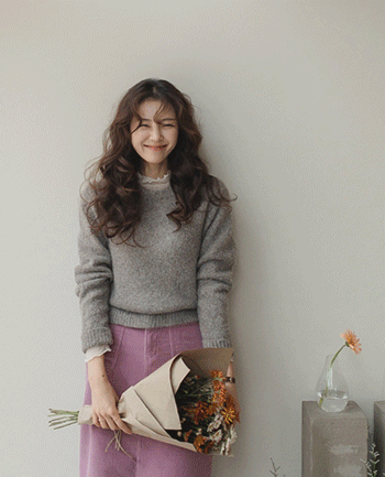 리린 [LABEL] 소프트 감성 여리한 컬러 보카시 니트[size:F(55~66)]