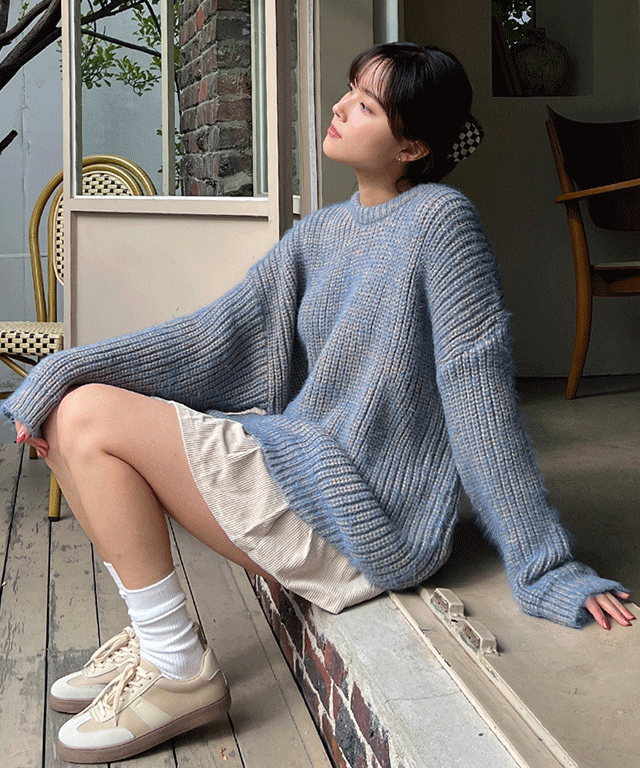 올핏클로젯 [5XL] 컬러이쁨보장/솜사탕봉봉 니트 4color