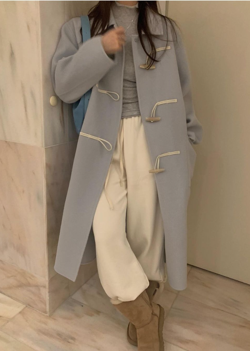 해피디너 pyt 카라 토글 핸드메이드 코트 3col 프리티영띵 더플코트