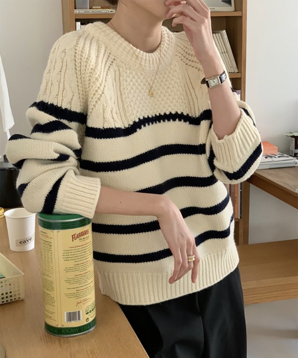 버나뎃 리브레 랄프 니트 (2col) libre