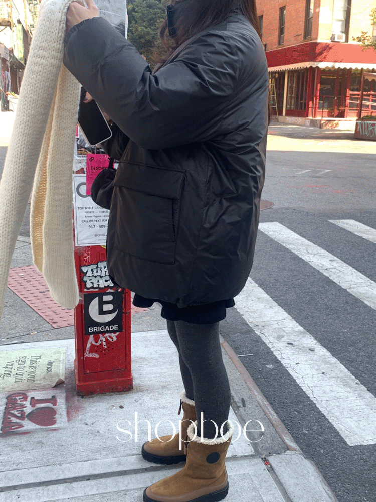 샵보애 underson 언더슨 리버스 패딩 양면 오리털 덕다운 점퍼 jp (2col)