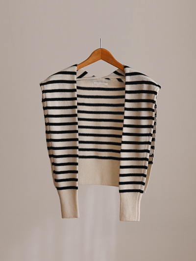 안나키즈 stripe wool shawl_2c