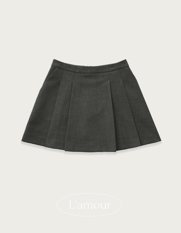 라무어 [2nd] [made] 루아 핀턱 스커트 (2col)