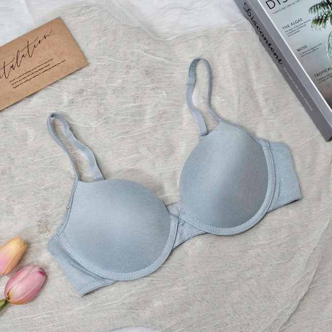 아리니샵 [75B~85B] 저중심 일체형 브라끈 와이어브라 B컵 코튼안감 몰드브라
