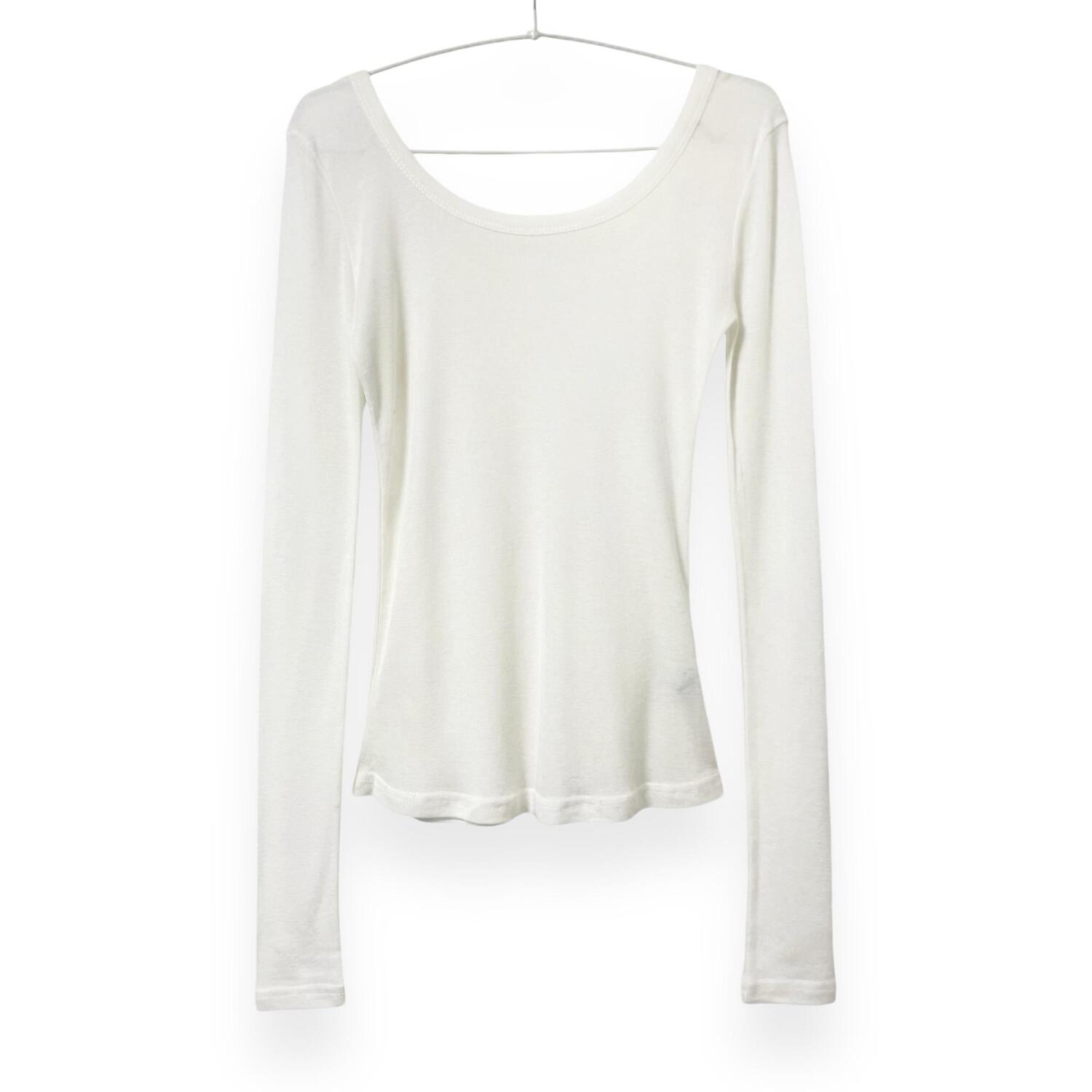 그린씨 wool tencel u-neck T (4color) / 울 텐셀 유넥 티