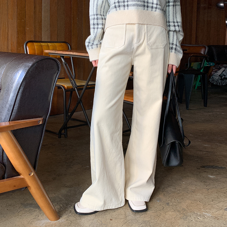 아더먼데이 융기모💗s Xl 랭코 부츠컷 골덴팬츠 밍크팬츠 골덴바지 겨울신상 겨울바지 포켓팬츠 하이웨스트 겨울바지 두꺼운바지 여자골덴바지 하객룩 골덴기모 기모코듀로이팬츠