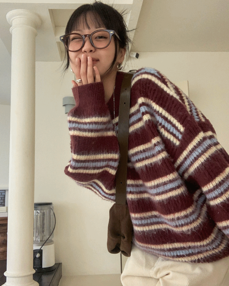 노어슨 BRIDGE STRIPE KNIT