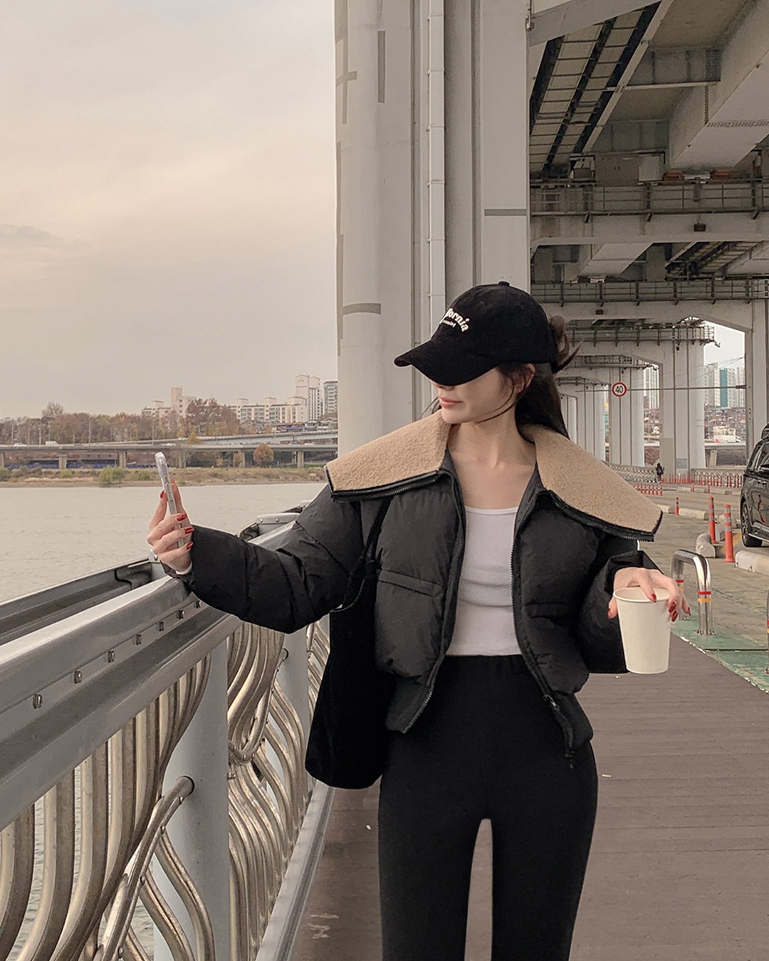 메이빈스 모린 퍼 카라 패딩 점퍼겨울 겨울아우터 겨울패딩 겨울점퍼 와이드카라 세일러카라 양털 털배색 꾸안꾸 청순 캐주얼 데일리룩 데이트룩 기본템 한파템