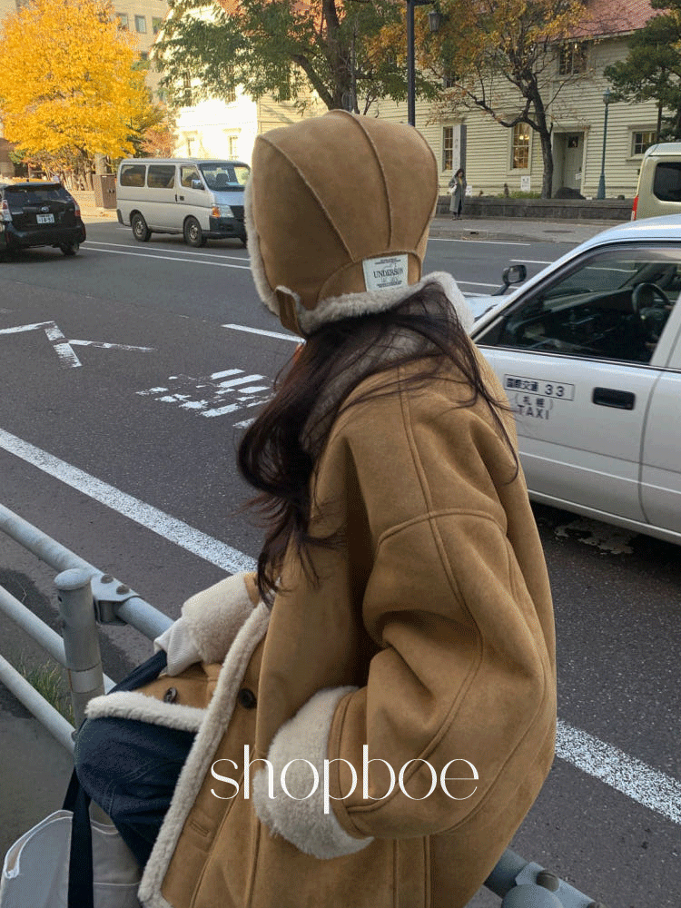 샵보애 underson 언더슨 스웨이드 시어 햇 페이크퍼 무스탕 모자 (3col)