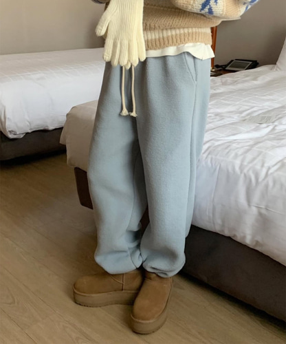 버나뎃 멜라운지 덤블 조거 팬츠 (2col) mellounge