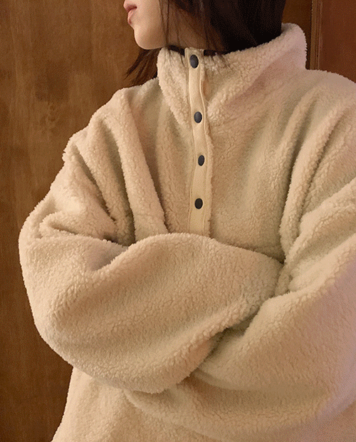 데일리마켓 warm fleeced anorak / 2color